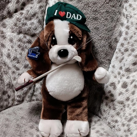 Applause | Toys | Vintage Sad Sam Golf Dog Plush | Poshmark